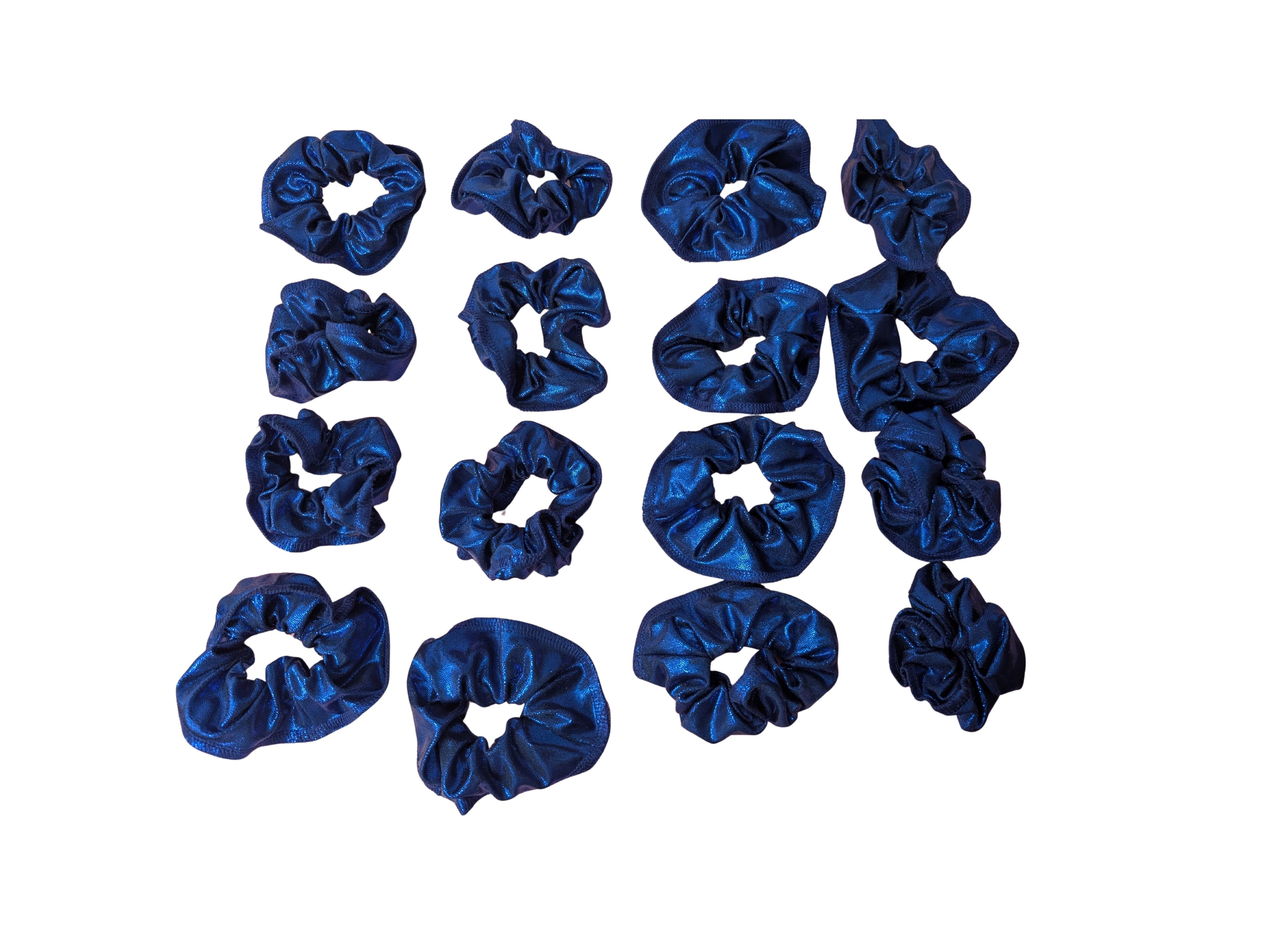 Sparkly Blue Scrunchies – The Dance Spot