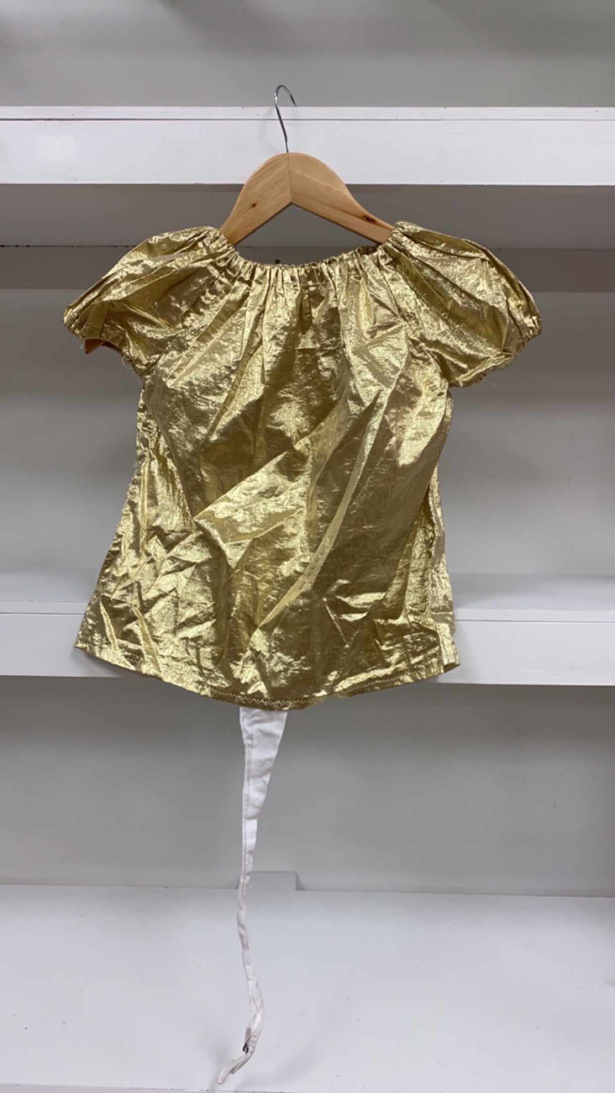 Gold Metallic Top – The Dance Spot