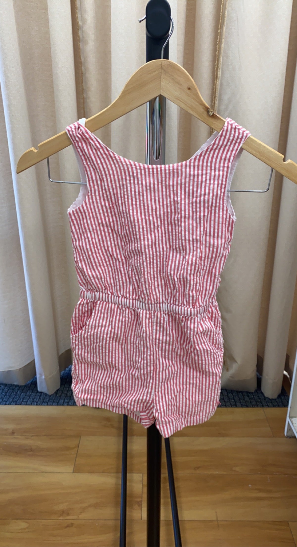 Red & White Stripes Playsuit Unitard – The Dance Spot